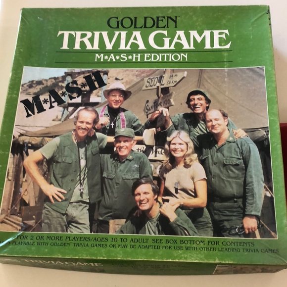Mash | Other | Golden Mash Edition Trivia Game 984 2th Century Fox Film ...